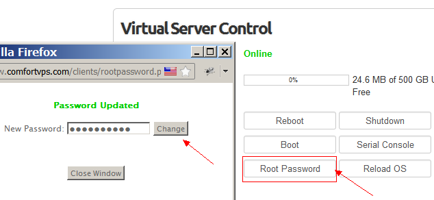 How to change root password? - VPS Hosting Comparison